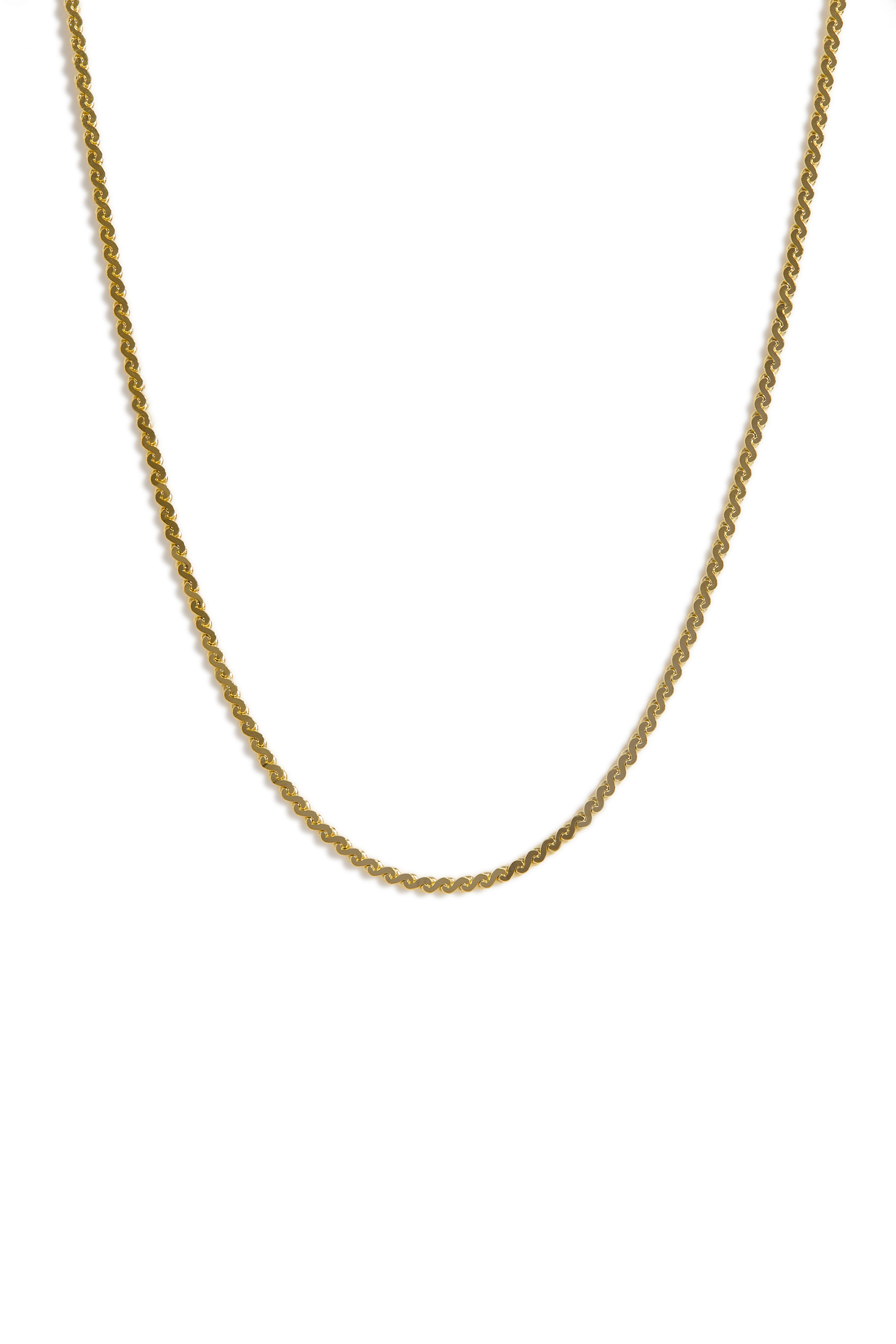 Serpentine Chain - Women - Gold Vermeil | Midi34